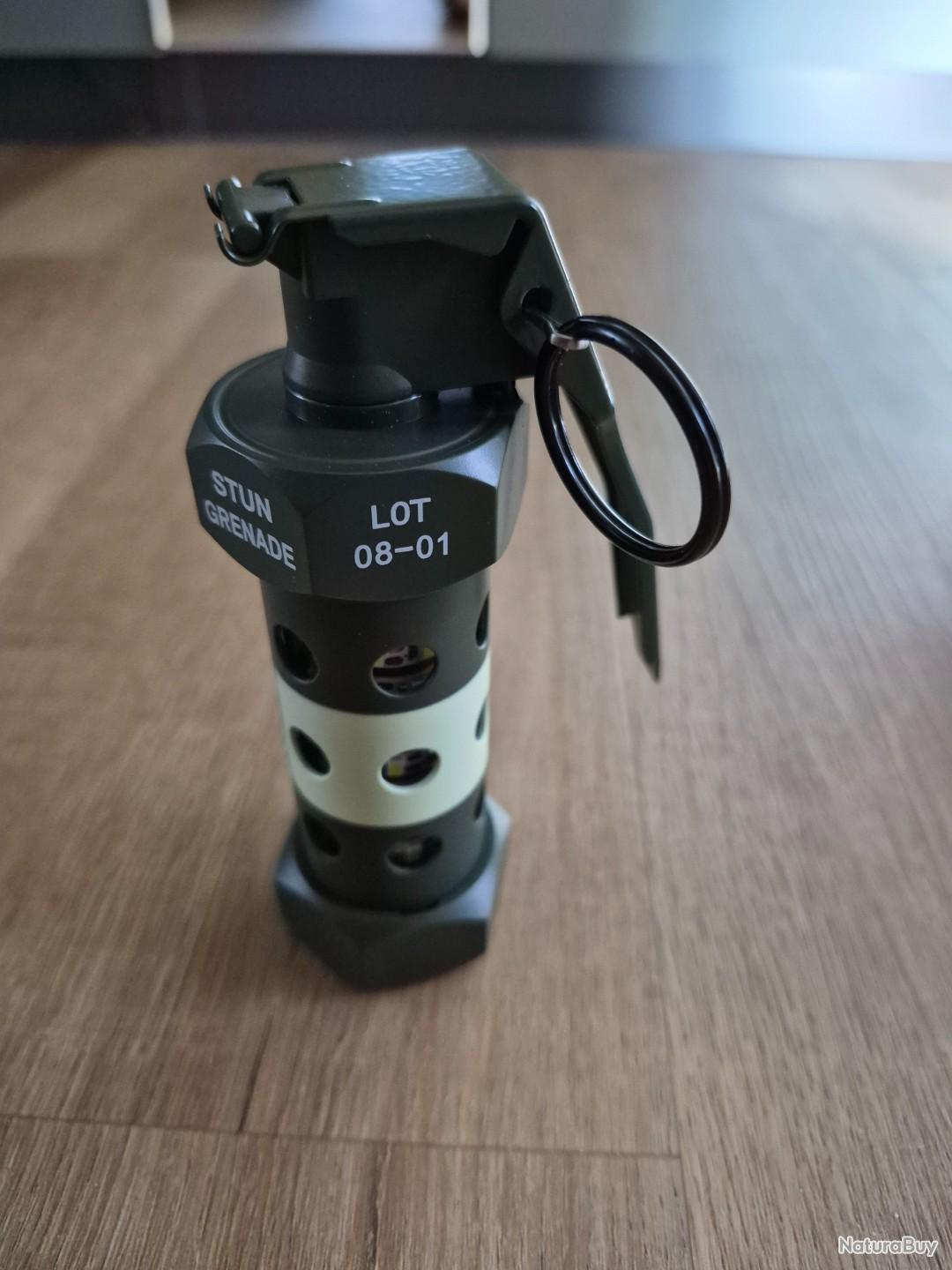 Grenade Flashbang factice a Led, piles offertent - Artifice Airsoft ...