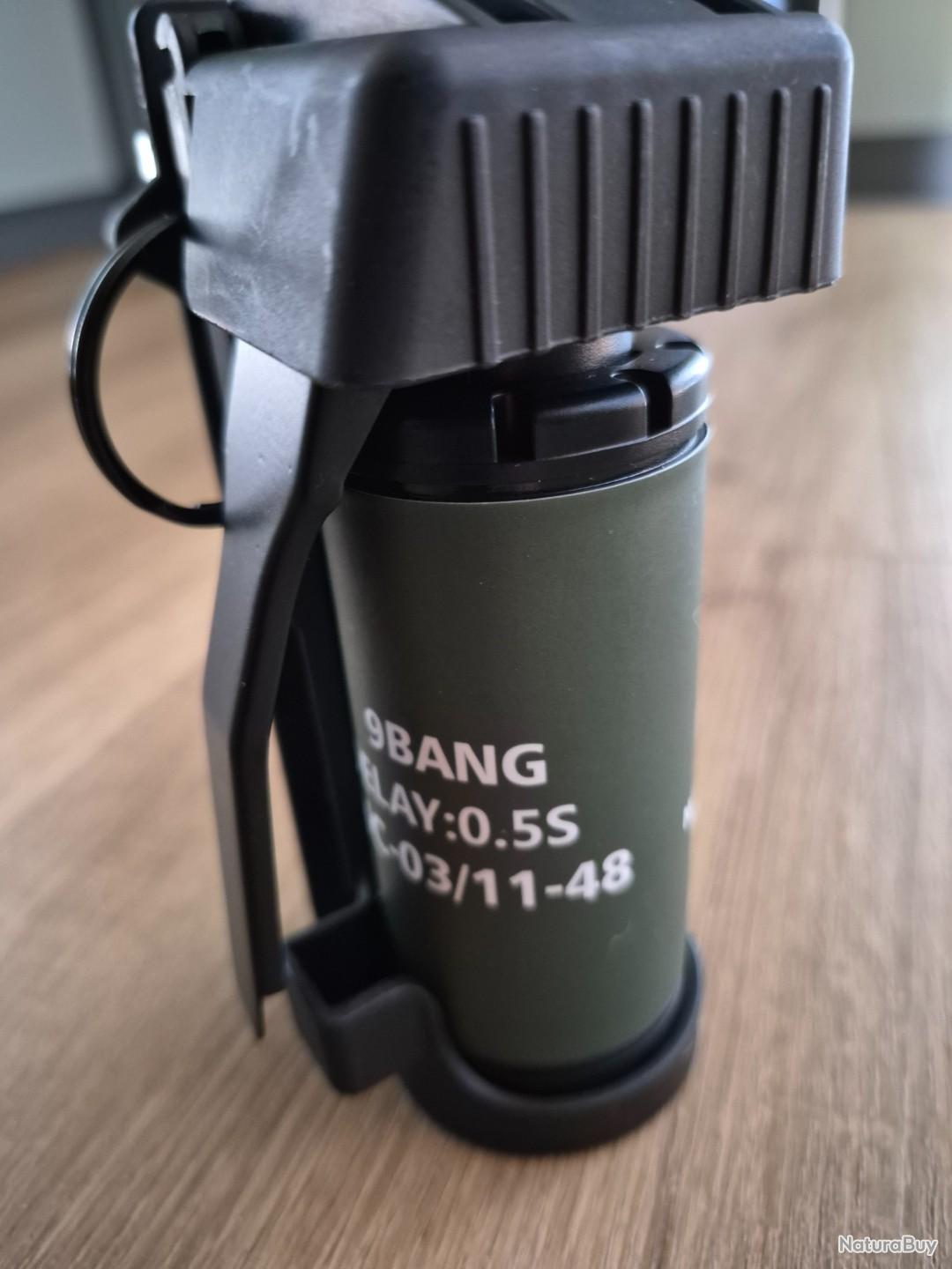 Grenade factice Flashbang avec support - Reproductions de grenades ...