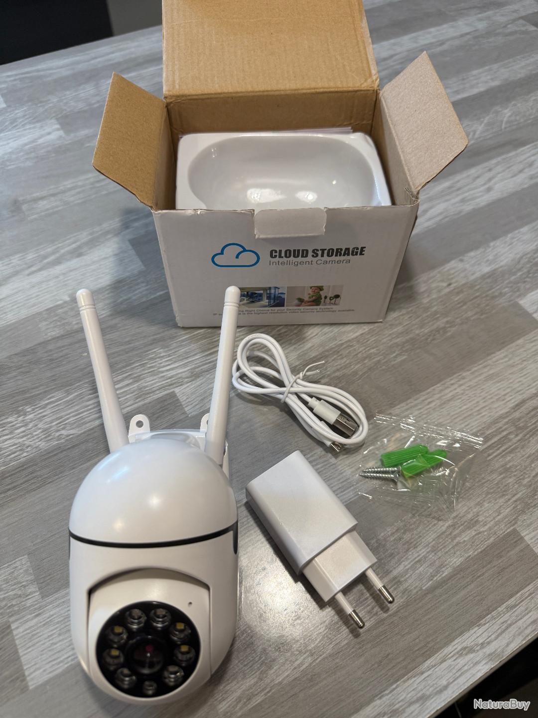 Camera de surveillance 8MP Wifi IP PTZ 4X Zoom bidirectionnel HD Vision ...
