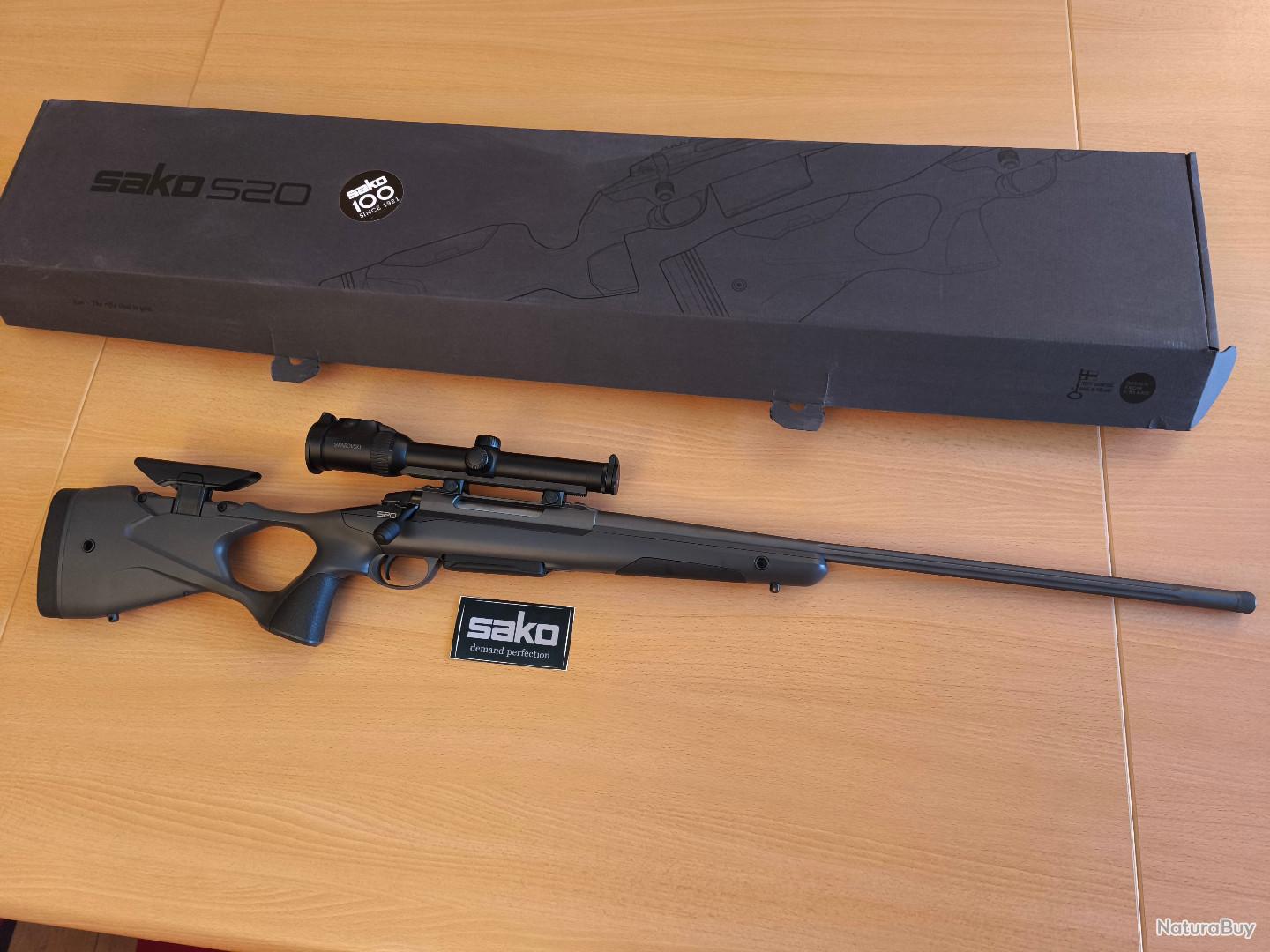 SAKO S20 Hunter, 300 winchester magnum , canon de 62cm fluté et fileté ...