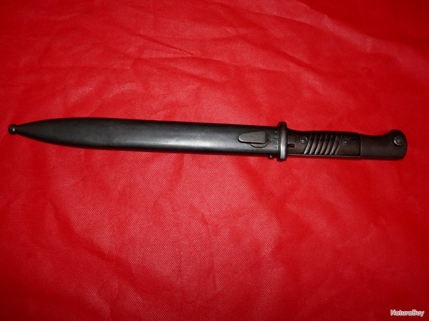 Baïonnette 1884/98 pour MAUSER K98k WW2 non monomatricule - Baïonnettes ...