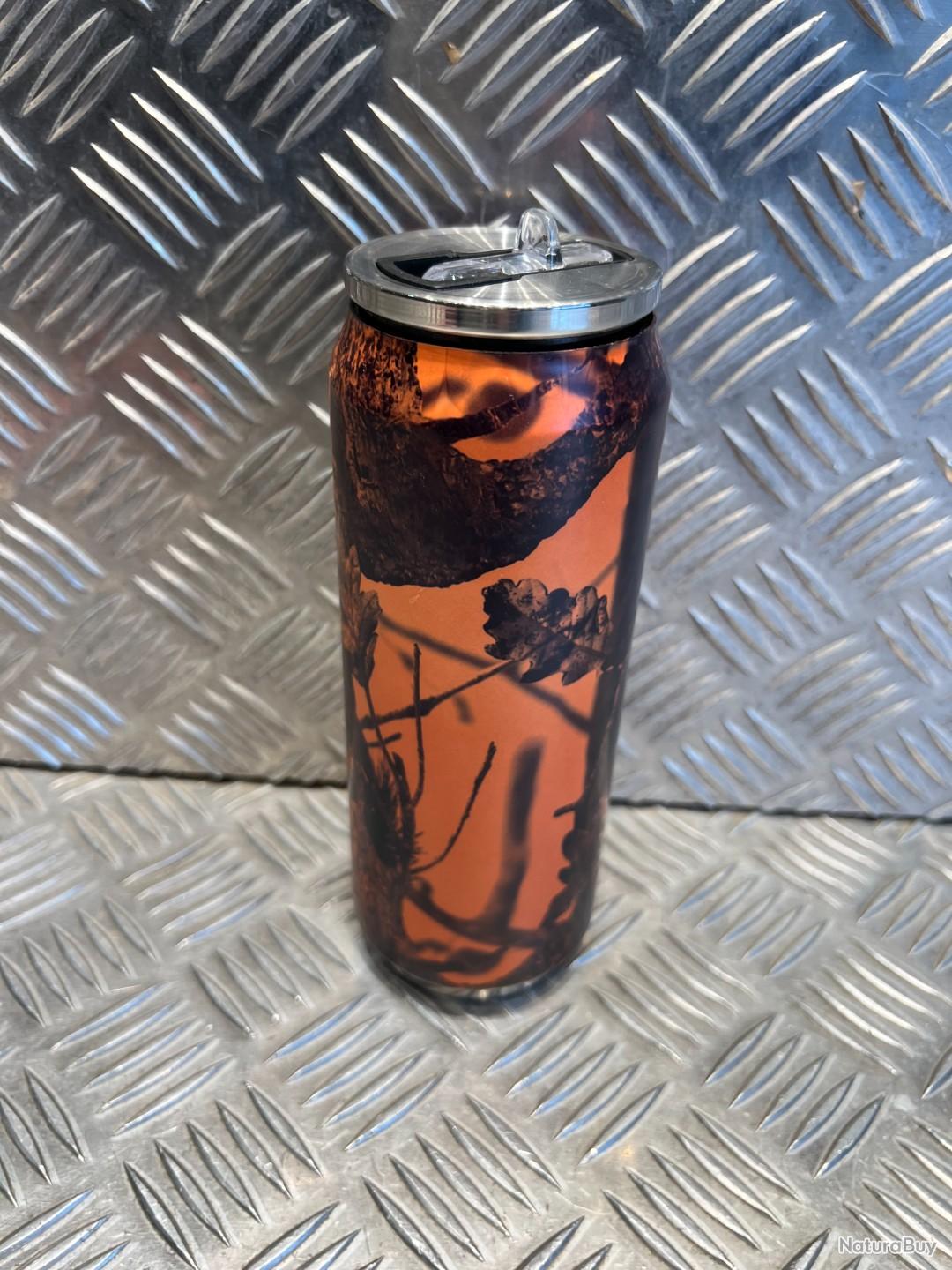 Yoko design gourde forme canette isotherme 500ml inox double paroi camo ...