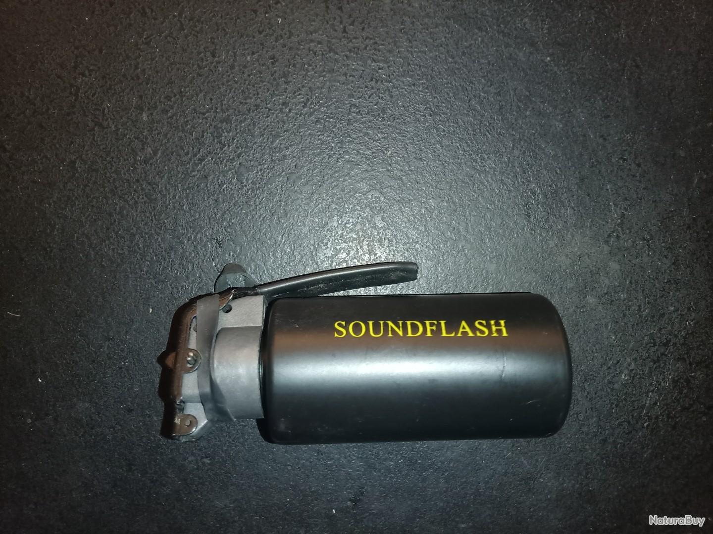 Grenade Airsoft Gaz CO 2 a cuillère Flash bang 100 DB + coques et ...