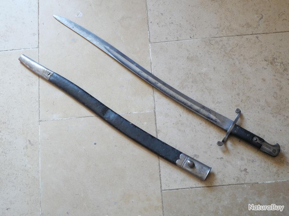 Baïonnette britannique 1856/58 Yatagan XIX Fusil Martini Henry 1865 ...