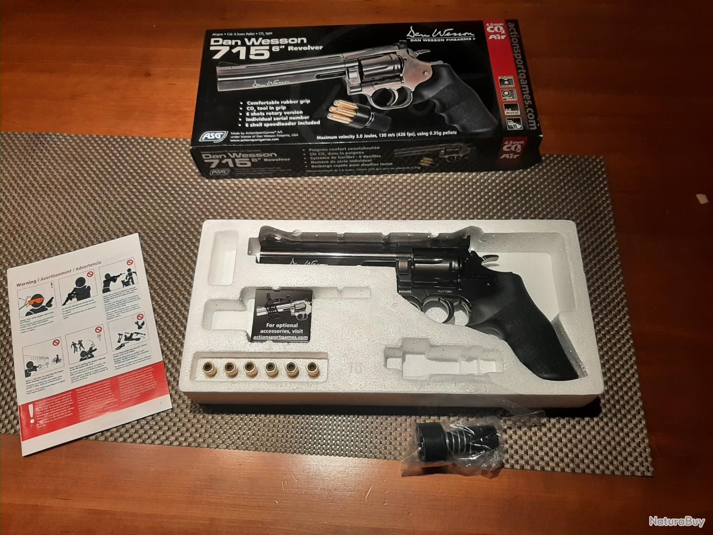 ASG Revolver Dan Wesson 715 6" NBB - Revolvers (14329463)