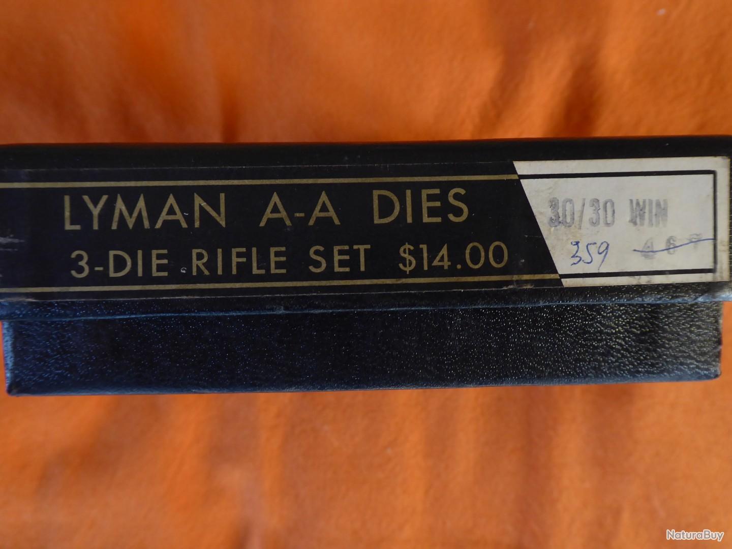 Jeu d'outils LYMAN "All American" 30-30 + shell holder - Jeux d'outils ...