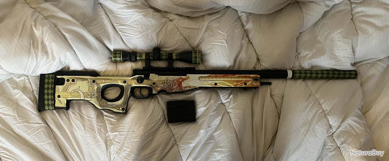 Airsoft Tokyo Marui L96 AWS Dragon Lore Spring 6mm - Fusils de sniper ...