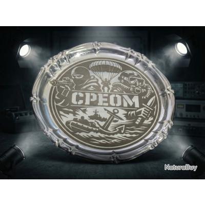 Cendrier vide-poche inox CPEOM 14,5cm: Forces speciales parachutiste ...