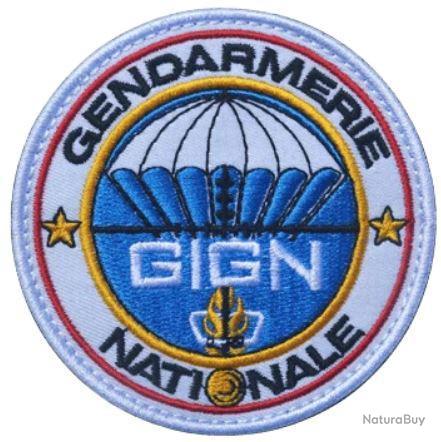 Ecusson Gendarmerie - GIGN Haute visibilité - Insignes en tissu ...