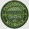 Ecusson Gendarmerie - GIGN Basse visibilité Vert - Insignes en tissu ...
