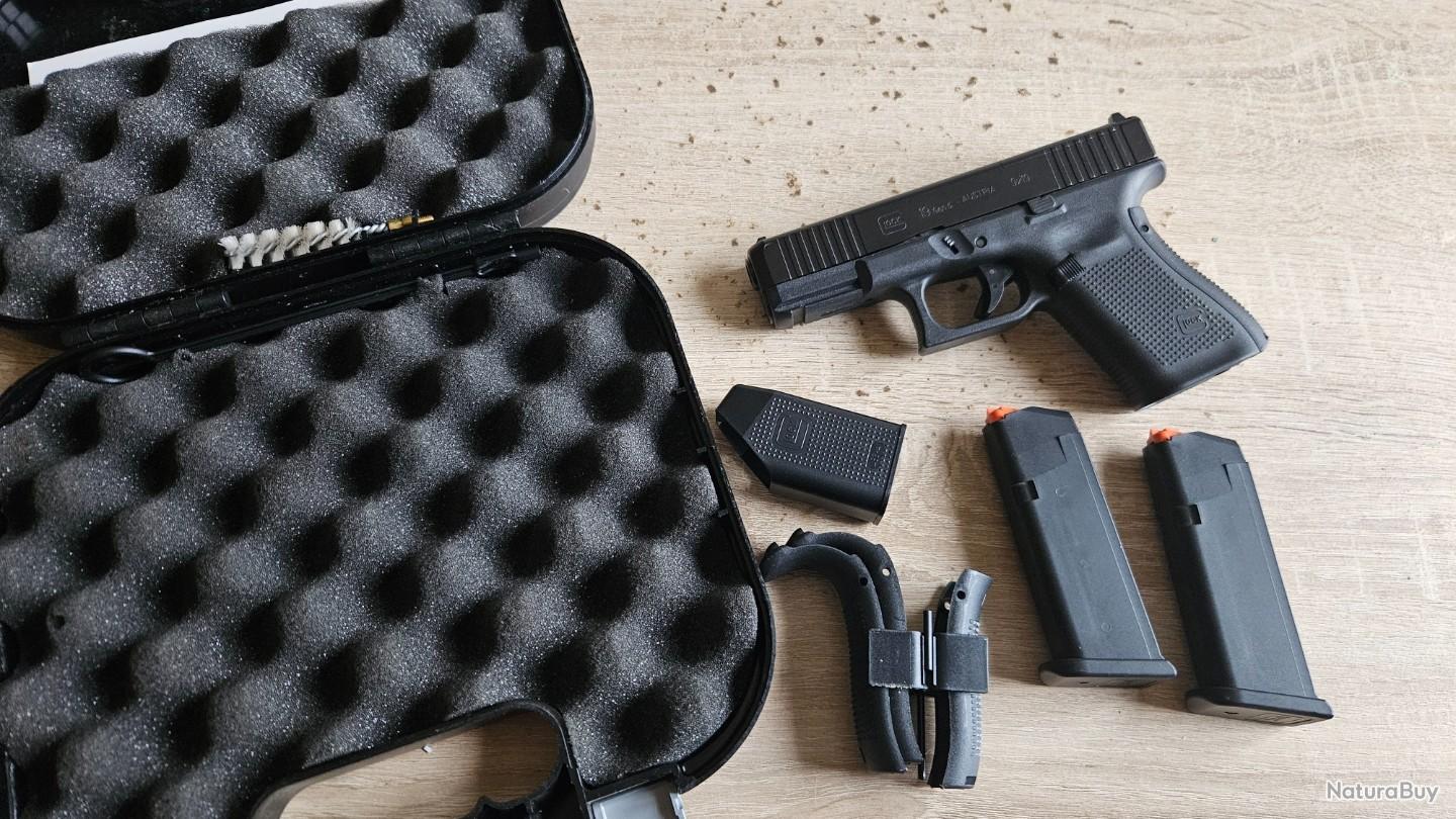 Glock 19 Gen5 MOS 9x19 - Pistolets de Catégorie B (14338889)