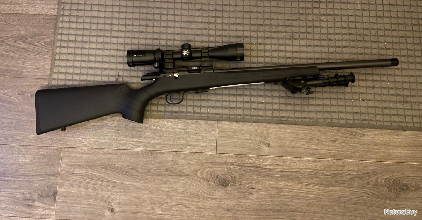 Vends carabine 22LR CZ 457 Synthetic Full pack Vortex Crossfire 3 ...