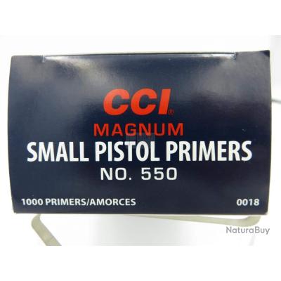CCI 550 SMALL PISTOL MAGNUM X100 - Amorces de catégorie B (15258942)