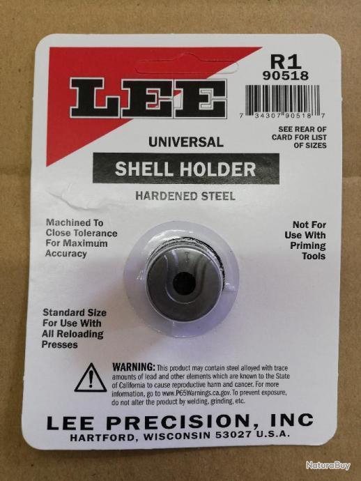 Shell holder Lee 1 N°1 R1 pour 38, 41 long colt, 22 rem... - Shells ...