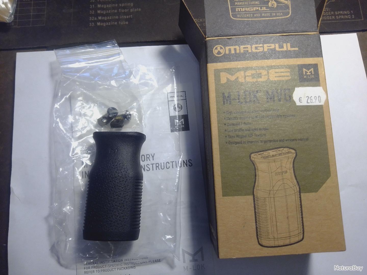 Magpul M-lok MVG Poignée avant tous type d'arme - Poignées tactiques ...