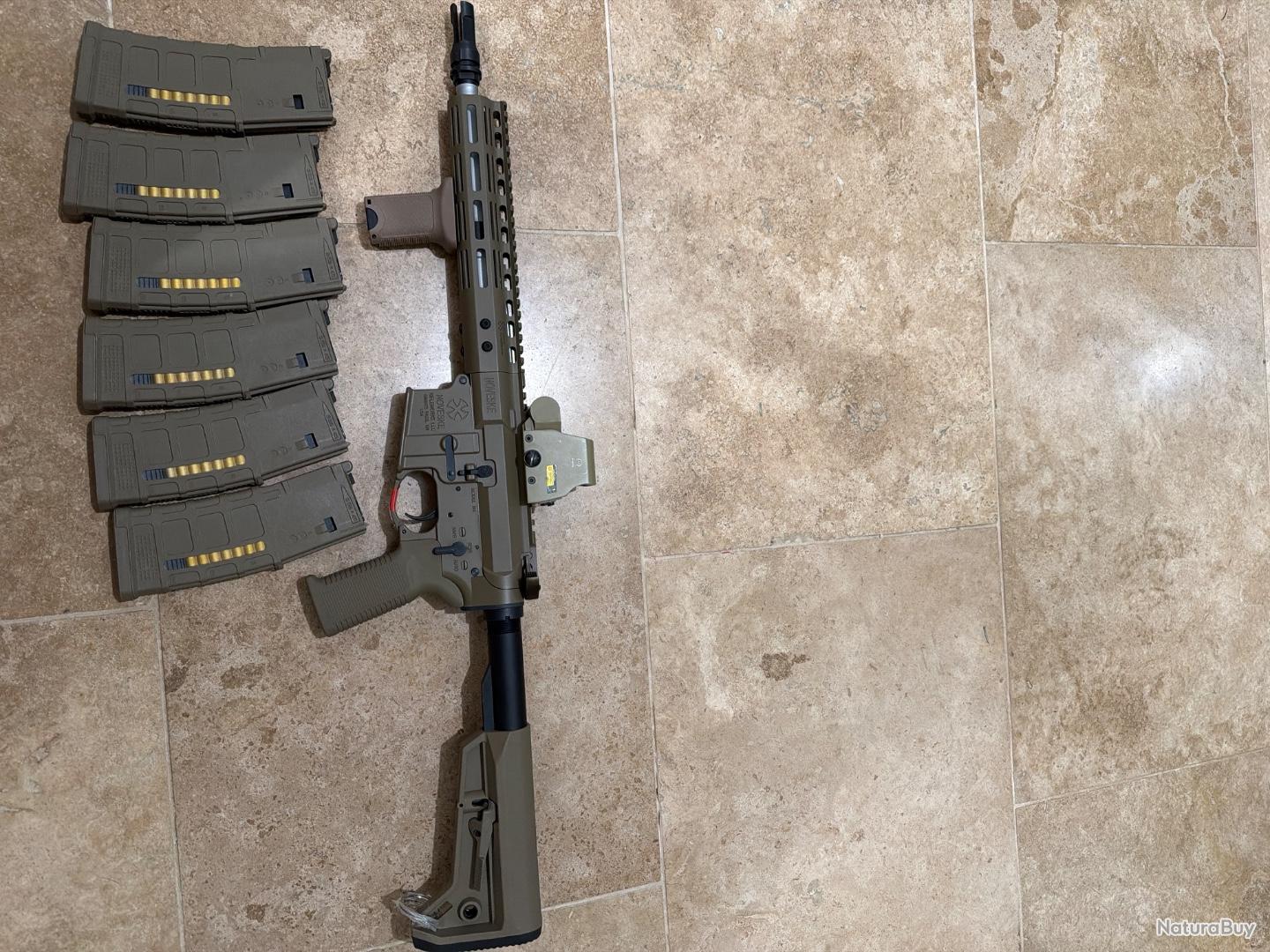 M4 G101 NOVESKE Tan Double EagleGBBR MK68 Custom - Fusils d'assaut ...