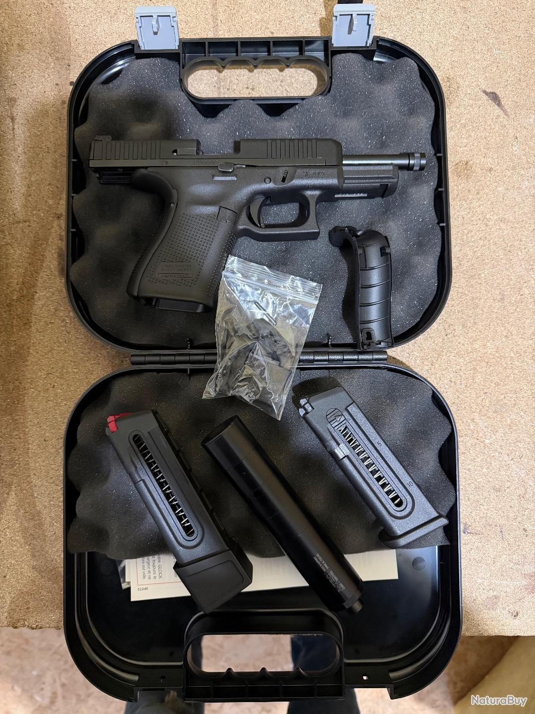 Glock 44 gen 5, filetée avec silencieux . 22lr - Pistolets de Catégorie ...