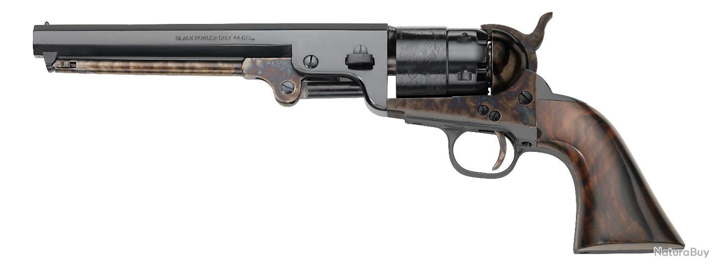 Poudre Noire ! Revolver Pietta réplique 1851 Navy Yank London Acier ...