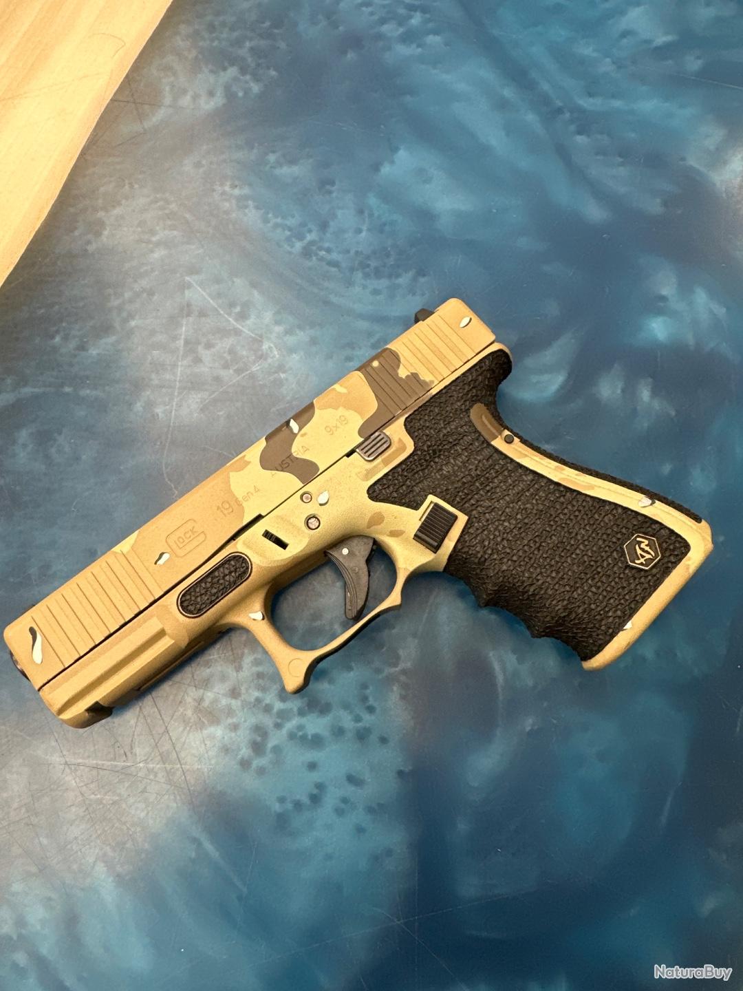 Glock 19 gen4 custom - Pistolets de Catégorie B (14356578)