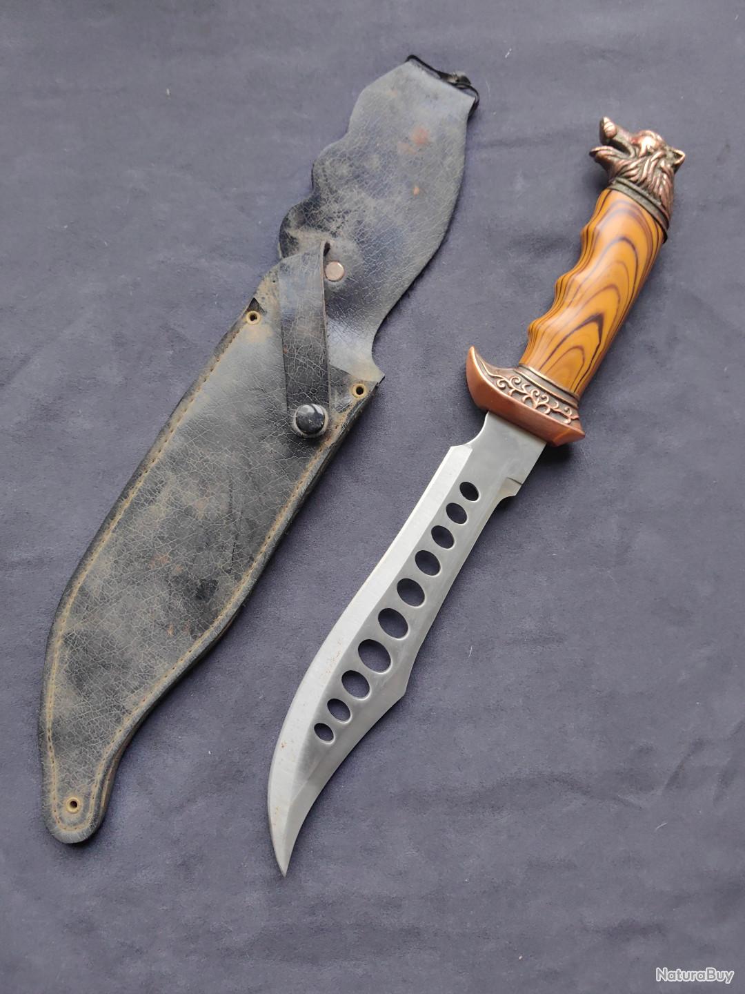 Dague de chasse à tête de loup - Dagues de chasse et de vénerie (14358532)