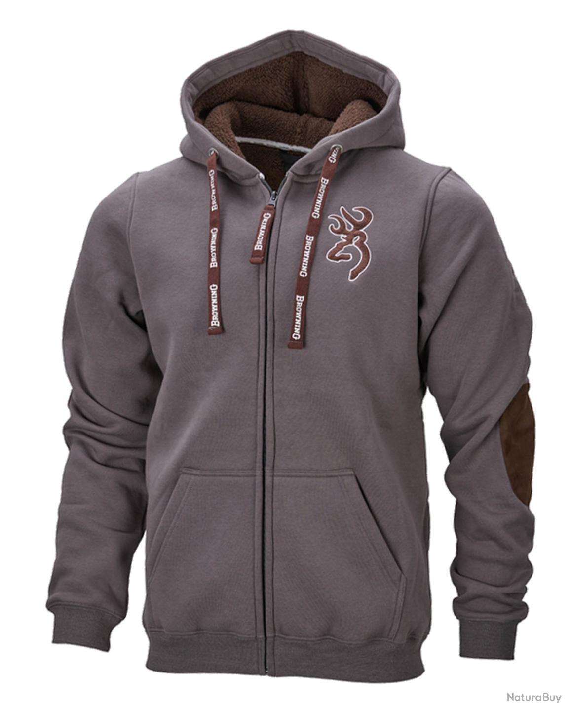 SWEATSHIRT BROWNING SNAPSHOT WARM GRIS CENDRÉ - Pulls et sweat de ...