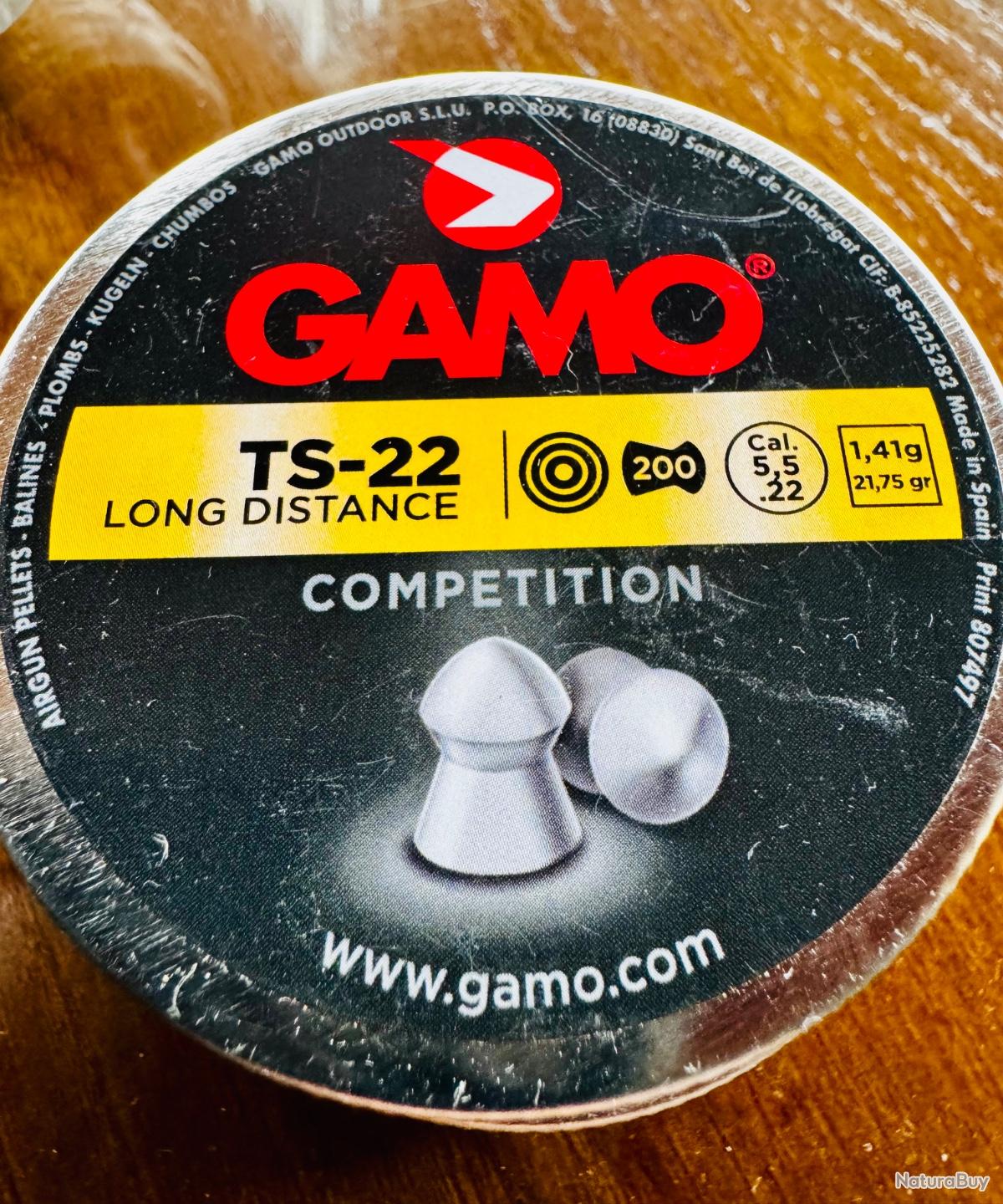 Gamo TS-22 Long Distance Competition 5.5 mm - Plombs pour air comprimé ...