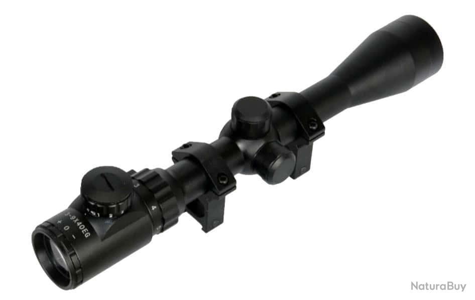 Lunette De Tir 3-9X40 Réticule Lumineux - LANCER TACTICAL - Portes ...