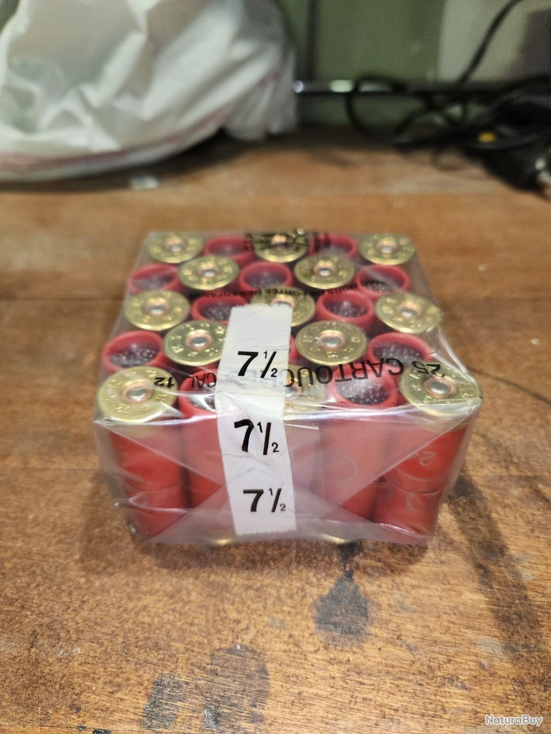 Calibre 12 ops - 7 1/2 - Cartouches calibre 12 bourre jupe (14375243)