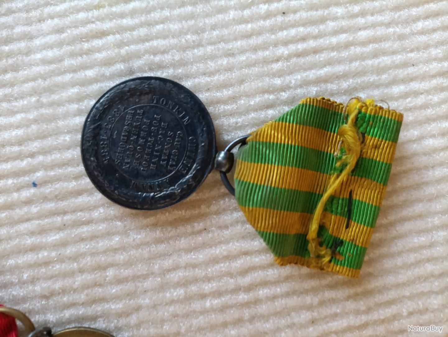 France Medaille 1883-1885 Campagne du Tonkin-Chine-Annam - Médailles ...