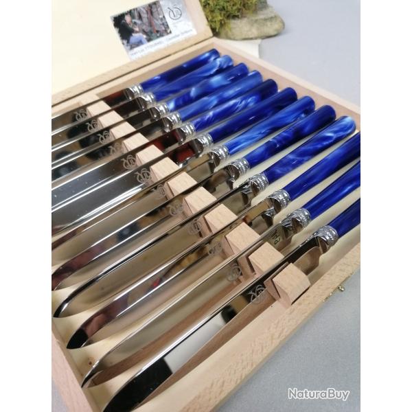 Couteaux table artisanaux X12 coffret orfèvrerie - Autres types de ...