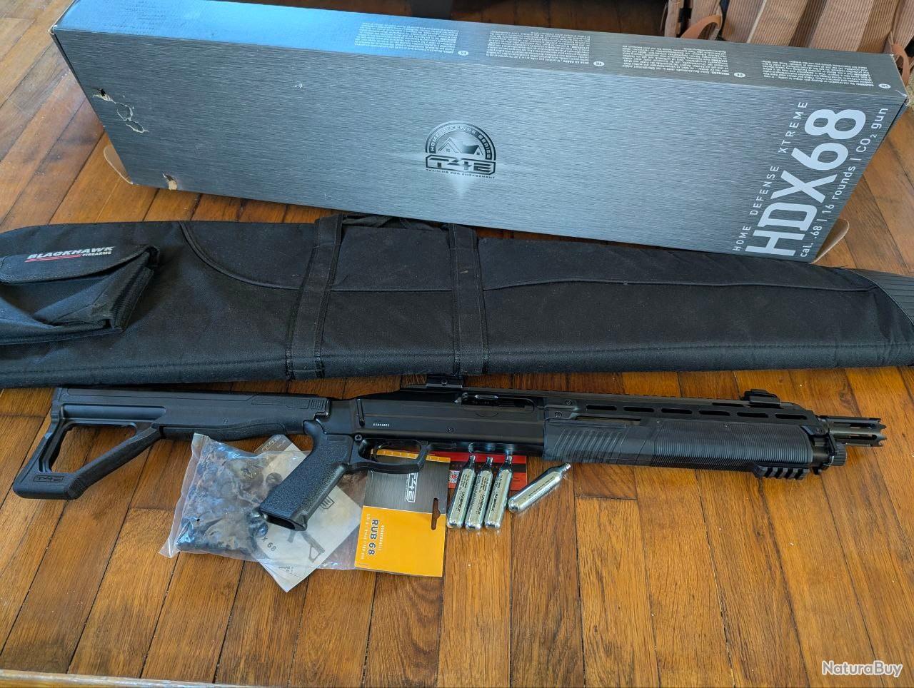 Fusil à pompe Umarex HDX 68 (16 joules) - Armes à balles caoutchouc de ...