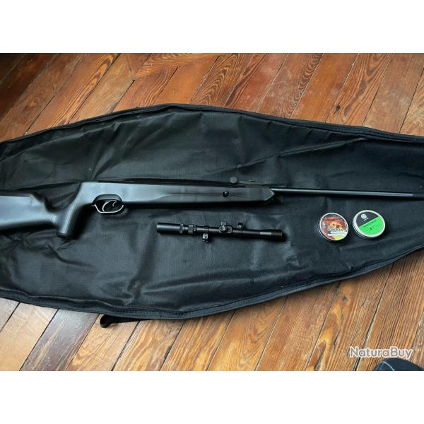 Carabine à plomb à cassage SR1200S Snowpeak 19.9 joules + lunette ...