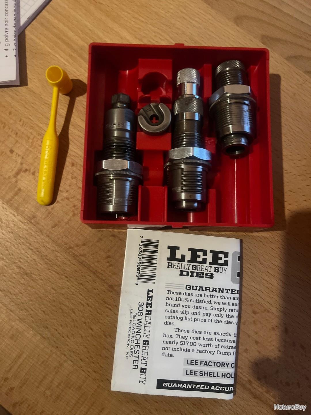 Jeu de 3 outils LEE Pacesetter pour calibre 308 Winchester - - Jeux d ...