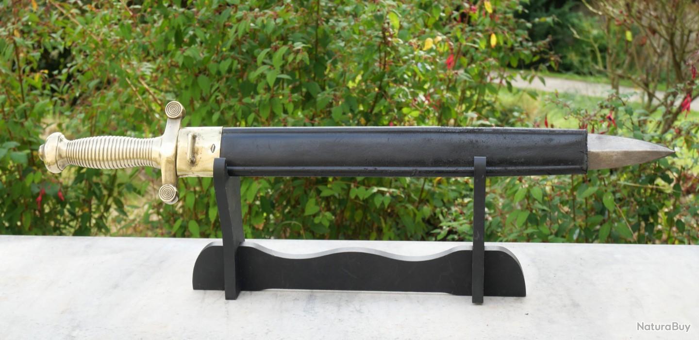 Glaive infanterie modèle 1831 Pihet Frères Châtellerault 1833 fourreau ...