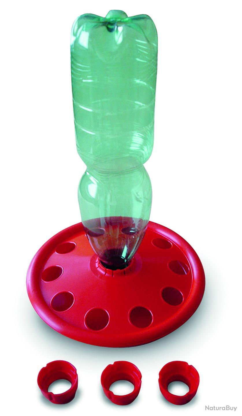 Abreuvoir porte bouteille pour poussin - Abreuvoirs et mangeoires ...