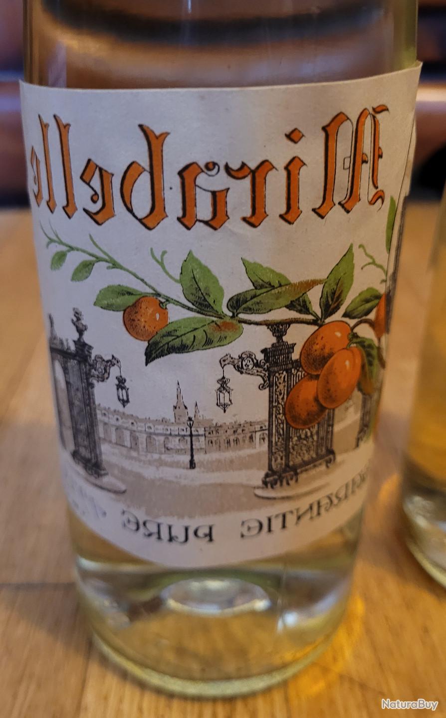 Bouteille D'eau De Vie De Mirabelle - Alcool Blanc 50° (1973) - Eau de ...