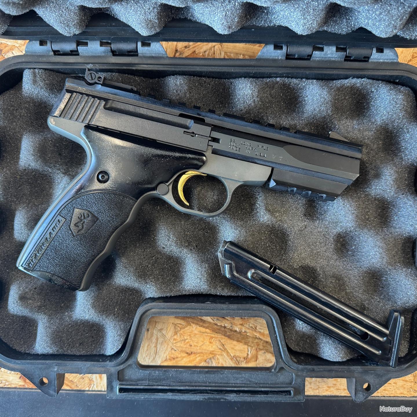 OCCASION - Pistolet Browning Buck Mark Black Label calibre .22 LR ...