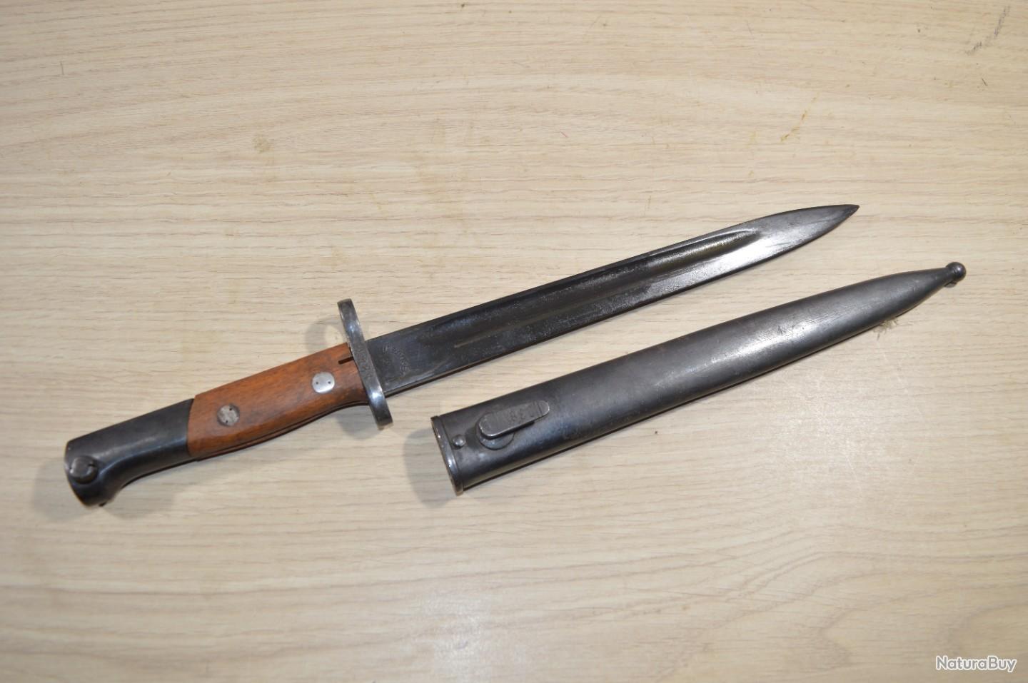 Baionnette pour Fusil Mauser Export yougoslave M1948 Serbe Fabrication ...