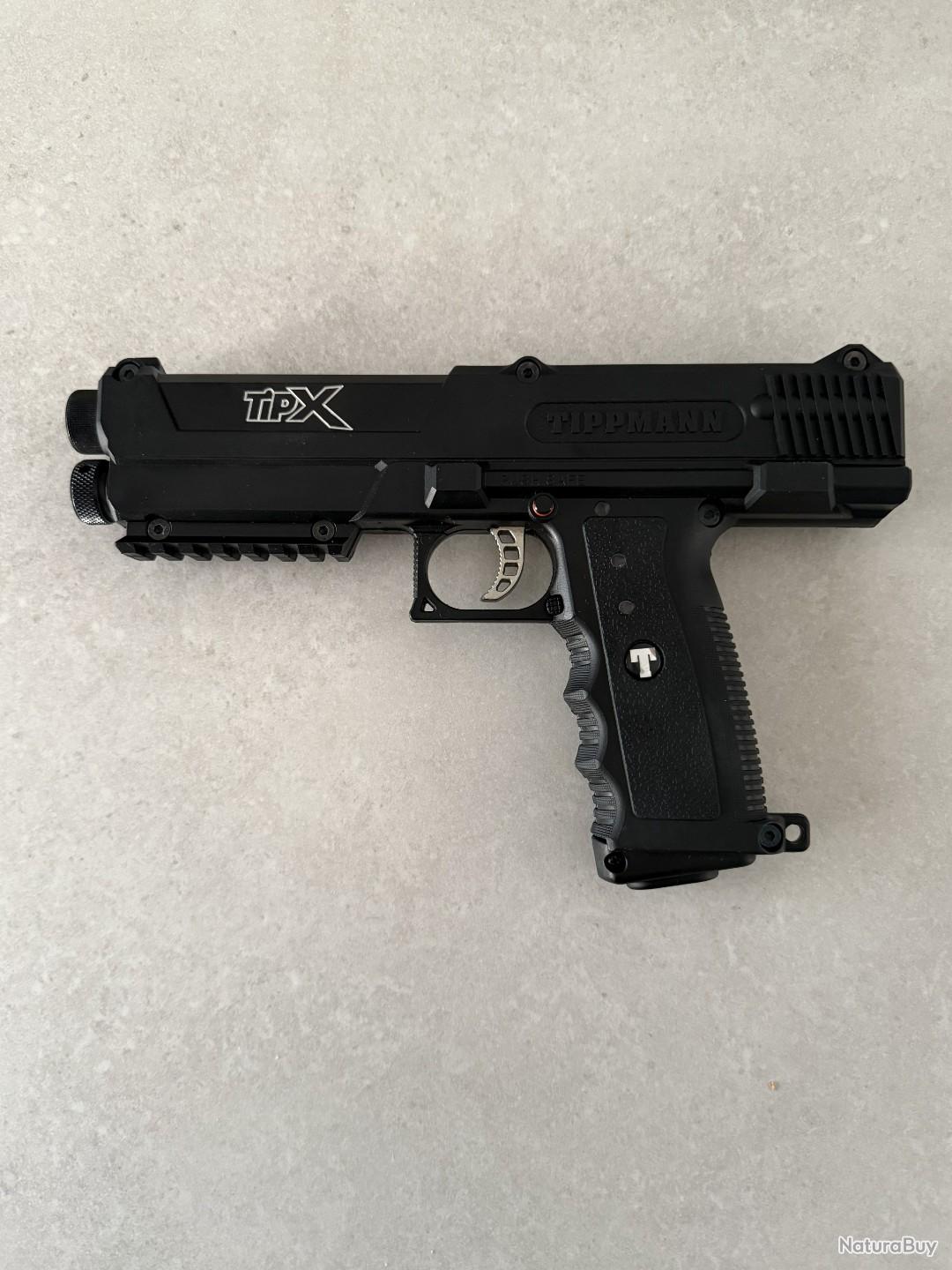 Pistolet TIPPMANN TiPX-TPX V2.0 Noir cal 68 - Armes à balles caoutchouc ...