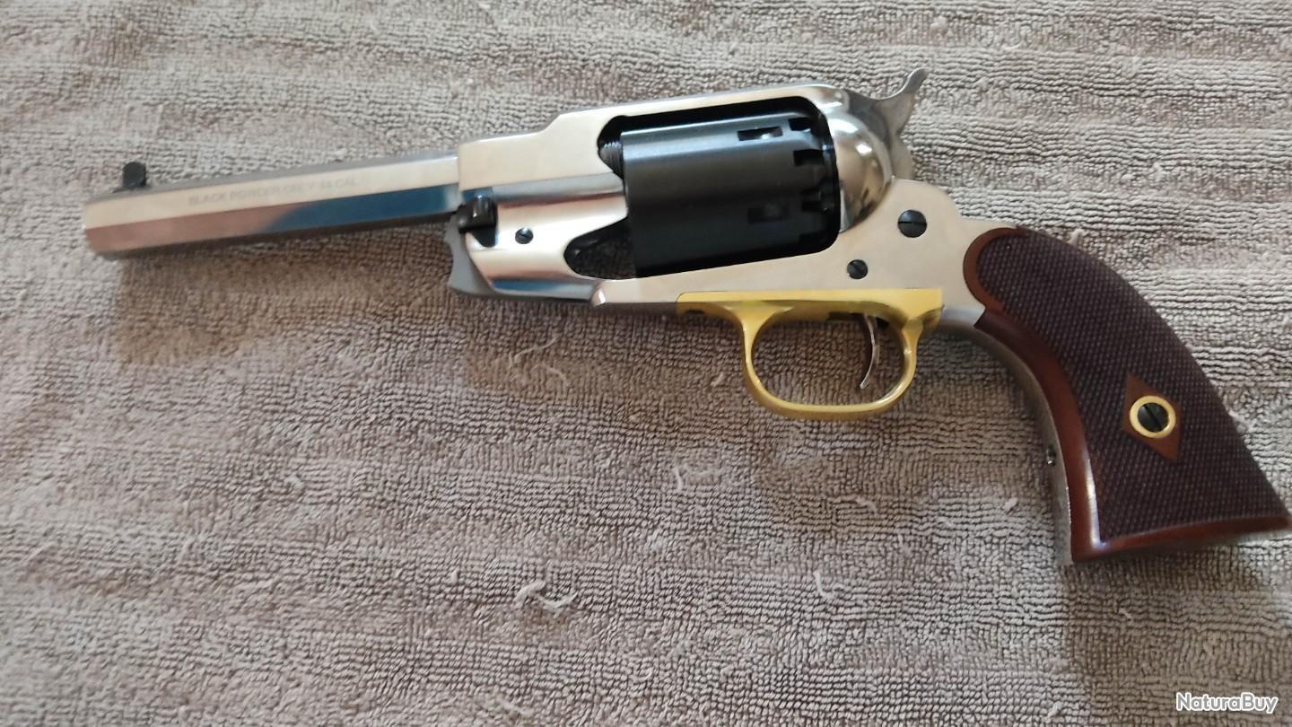 Revolver Pietta Remington 1858 Sheriff (canon 5.5 pouces) INOX CUSTOM ...