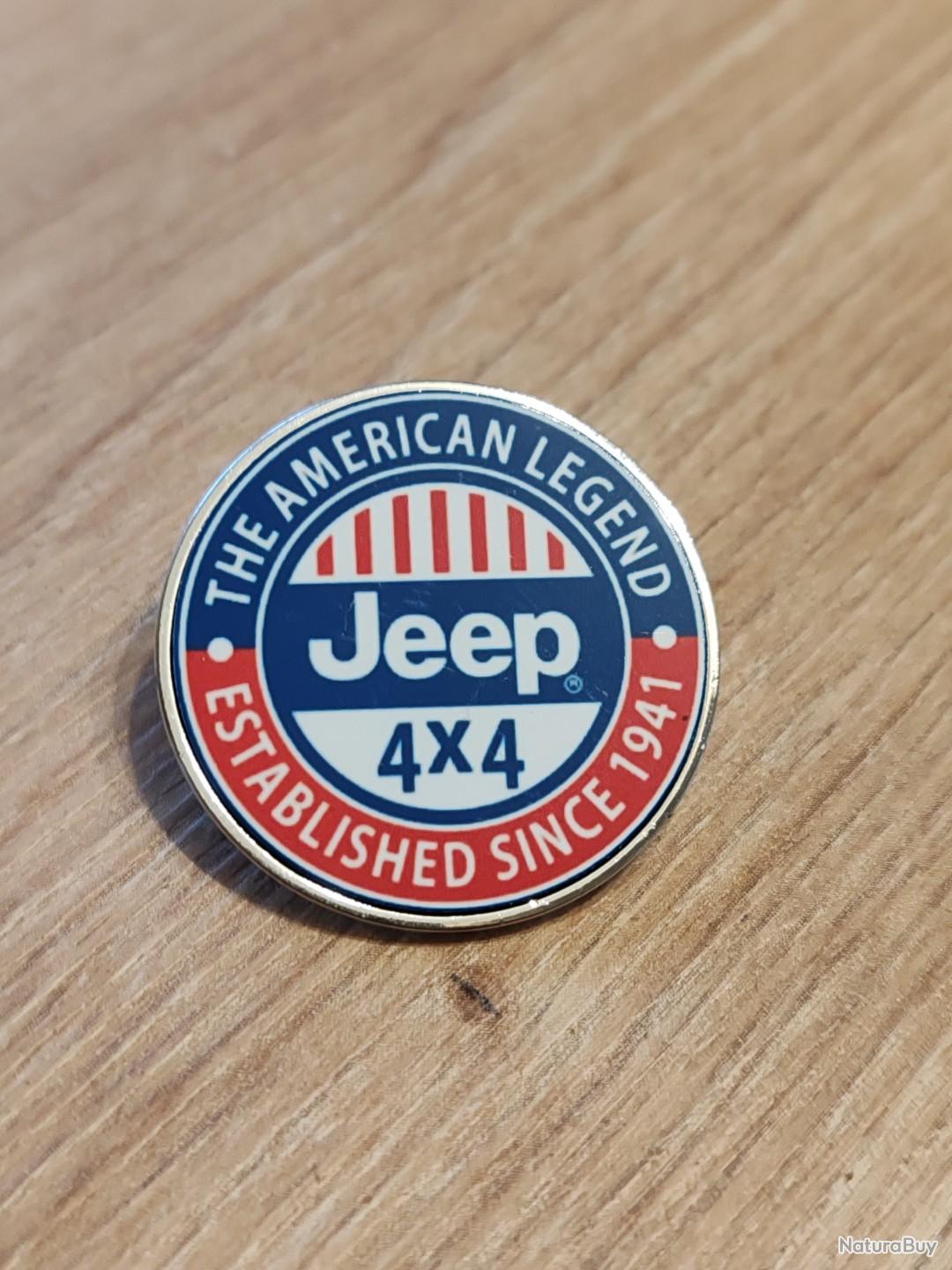 INSIGNE MÉTAL JEEP "AMERICAN LEGEND" - Insignes de beret - Insignes de ...