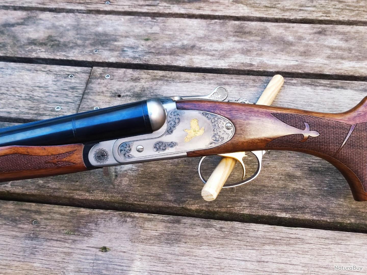 Fusil Zabala Anthea Juxtaposé Cal.12/76 Eprouvé acier Chokes Inter ...