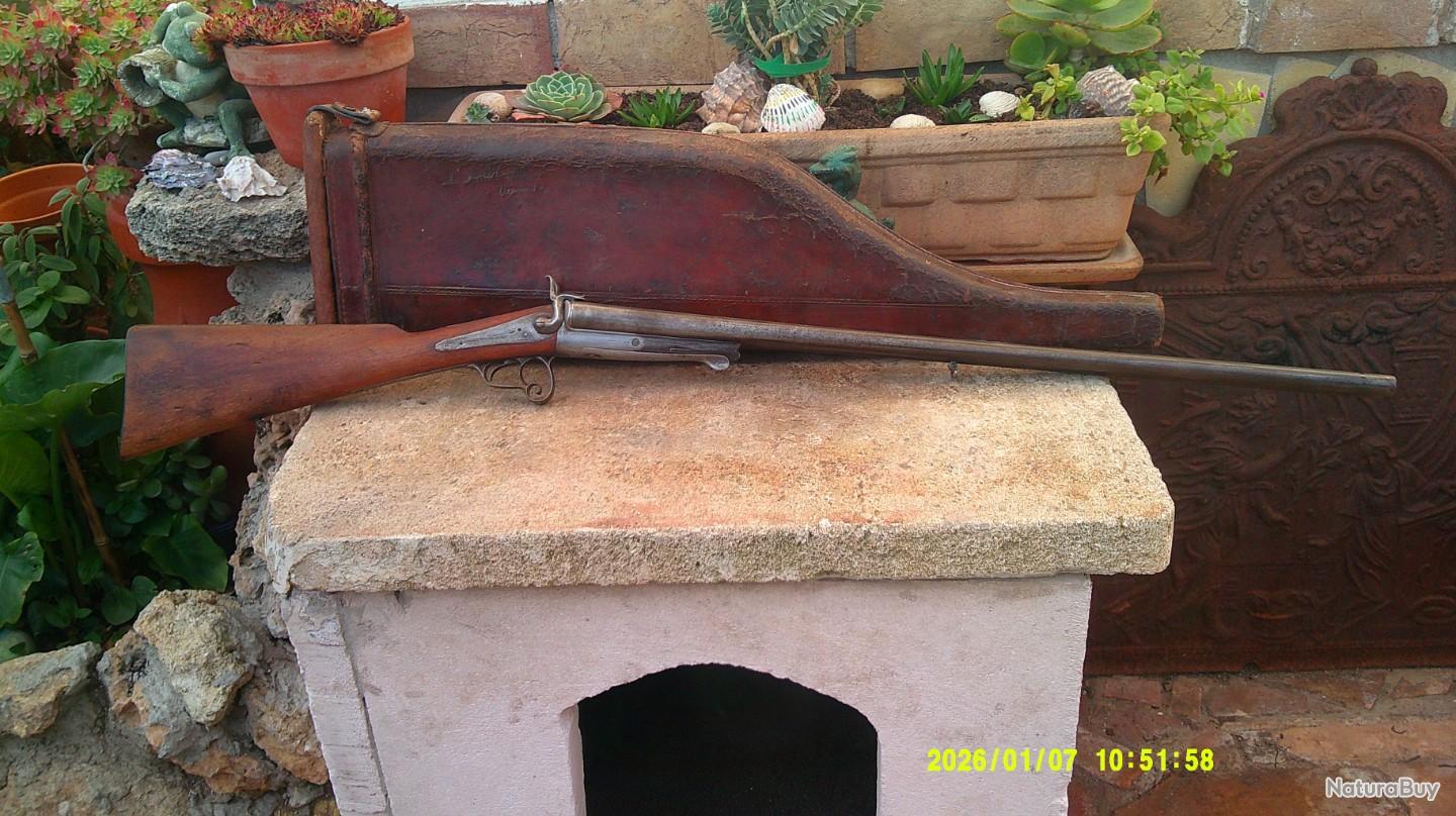 Juxtaposé à broches - calibre 16 - en bon état avec son étui - Fusils ...