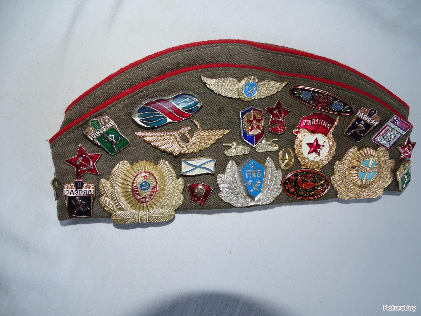 Calot armée russe avec insignes militaires - Casquettes (14395781)