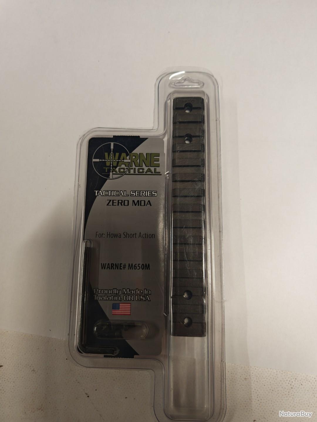 Rail WARNE pour Howa M650 TACTICAL SERIES short action - Embases pour ...