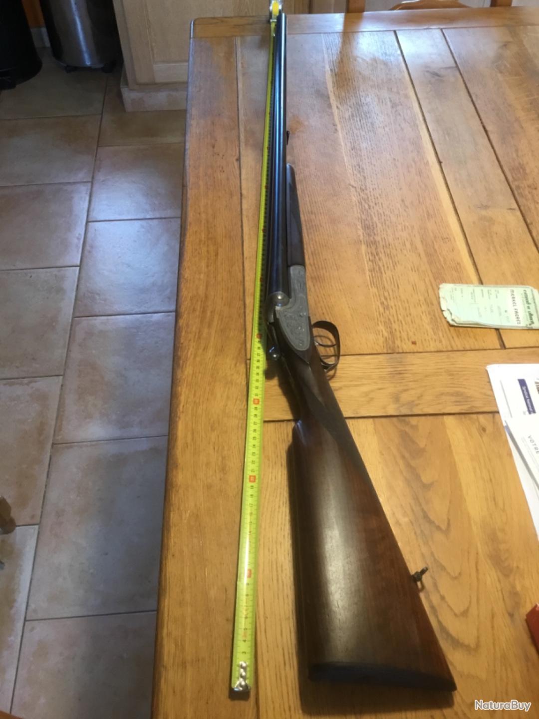 Fusil Merkel juxtapose 12/70 platine 126 E Excellent état n°de ...