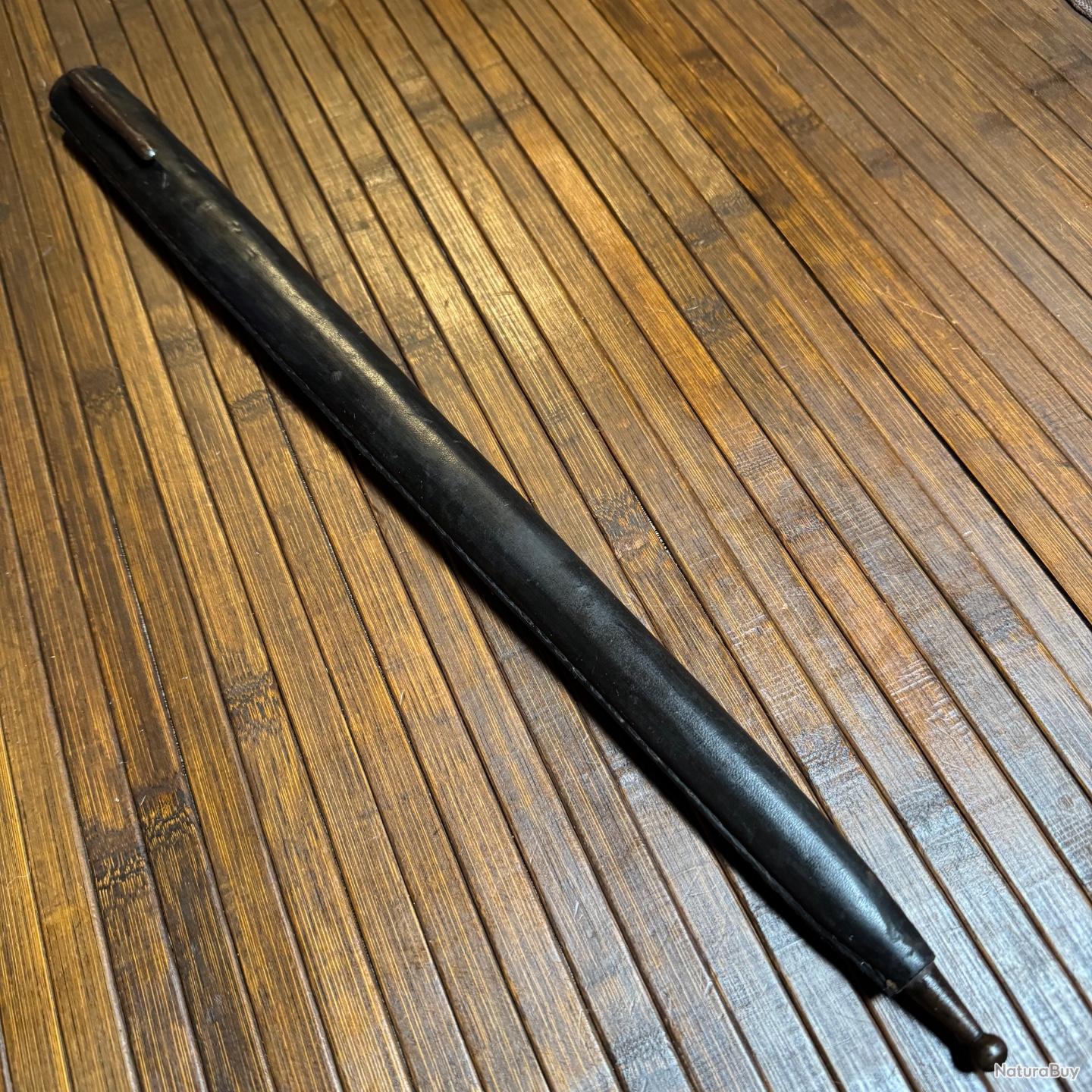 RARE FOURREAU DE BAÏONNETTE A DOUILLE LAME CRUCIFORME LORENZ AUTRICHE ...