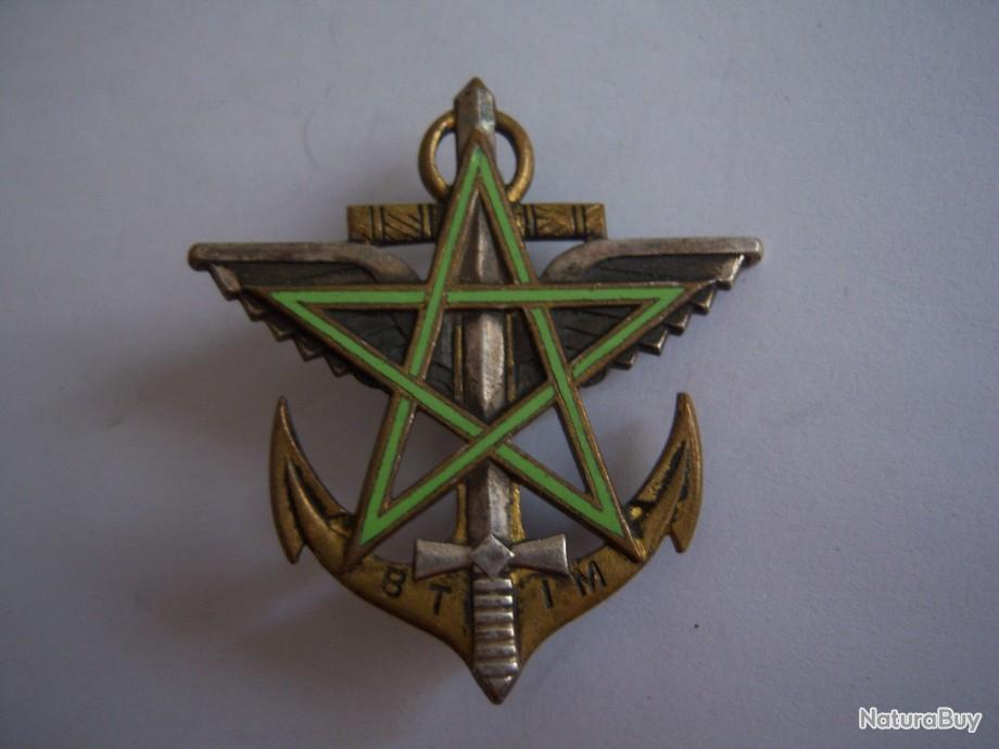 Insigne Base de Transit Interarmes du Maroc BTIM - Insignes - Pucelles ...