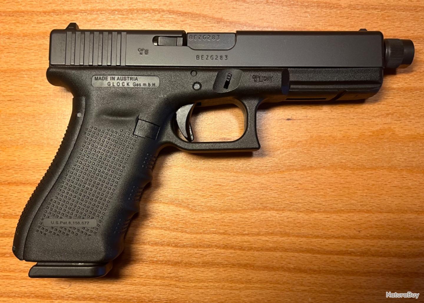 Glock 17 Gen 4 Fileté - Pistolets de Catégorie B (14407139)