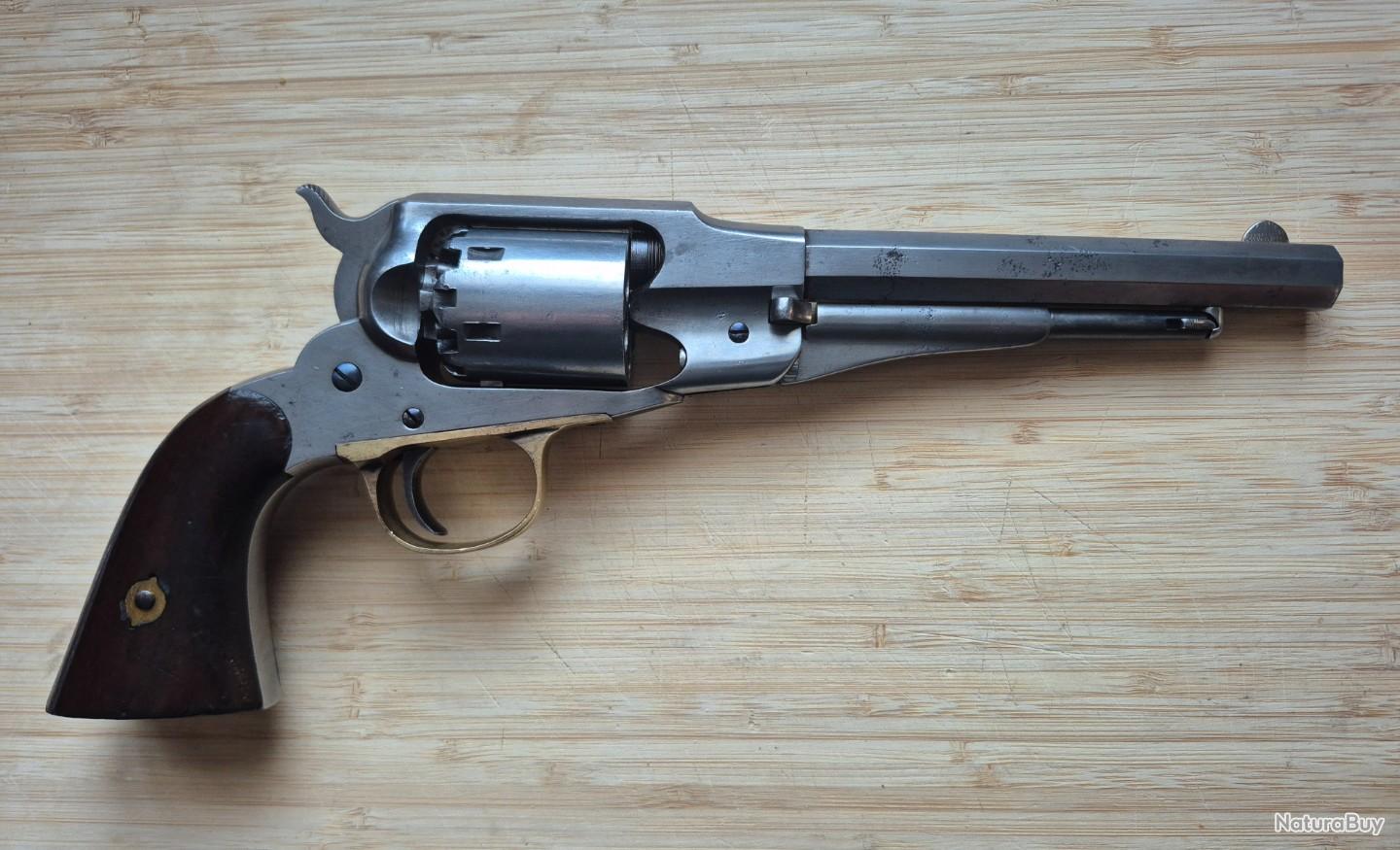 VENDS REMINGTON NEW MODEL BELT REVOLVER - Revolvers à poudre noire ...
